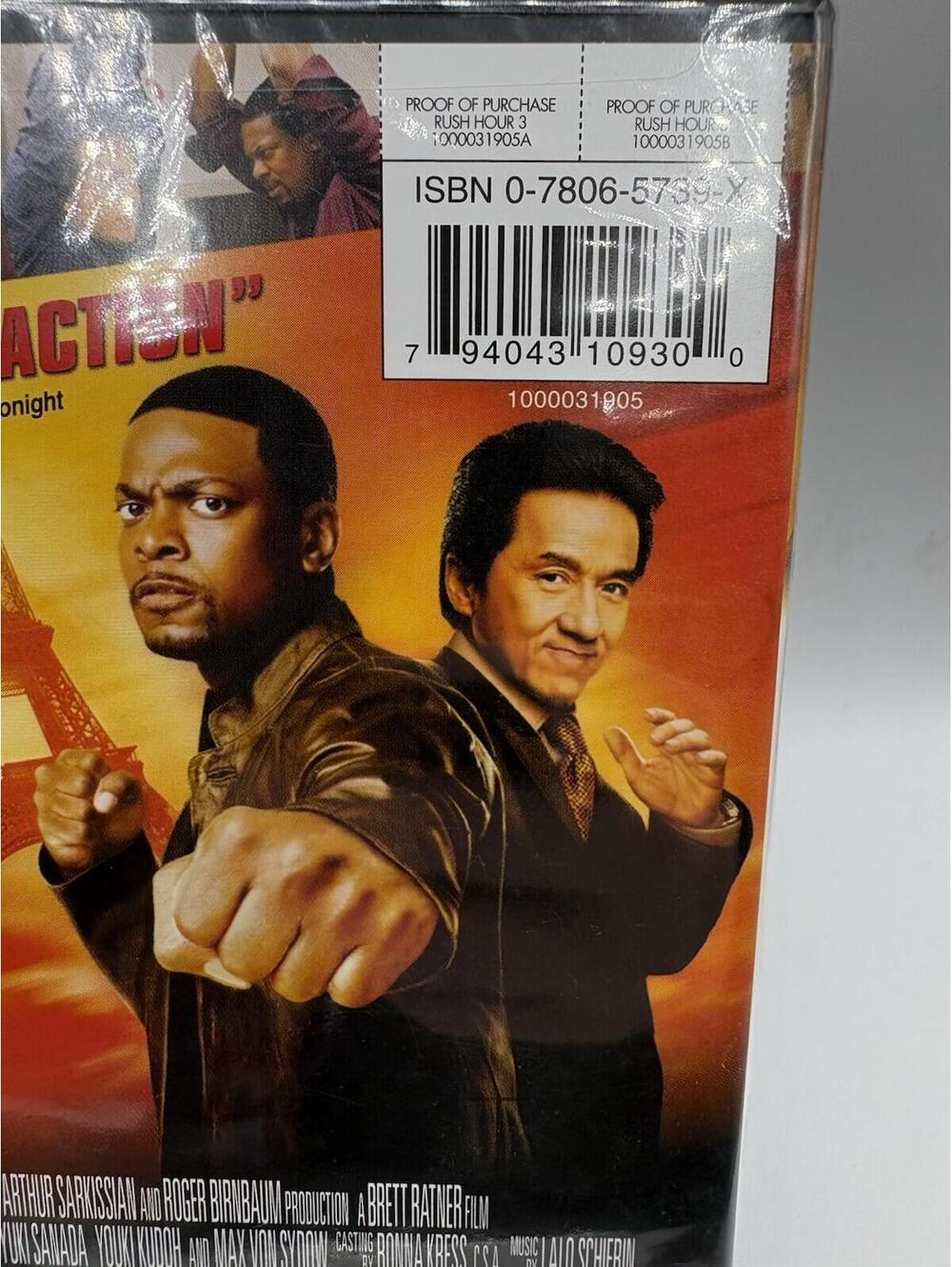 Media | Rush Hour 3 207 Dual Format Widestandard Chris Tucker Jackie ...